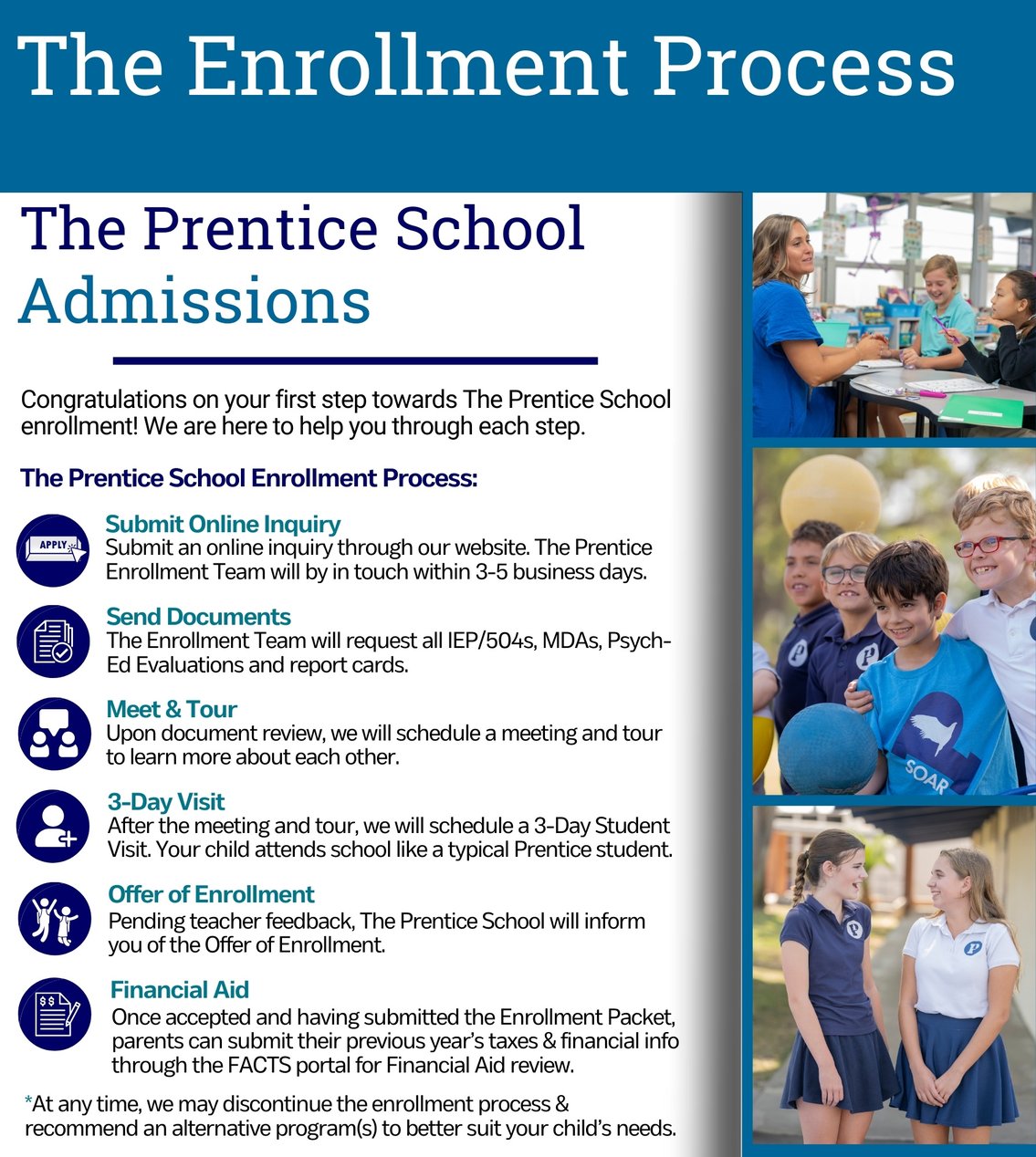 Admissions & Enrollment at The| Prentice School
